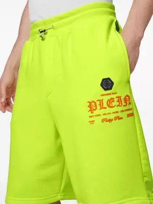 Philipp Plein Logo-embossed Track Shorts