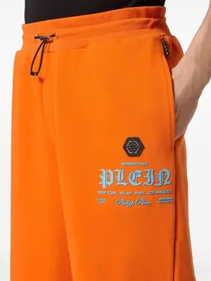 Philipp Plein Logo-print Track Shorts
