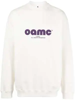 OAMC Logo-print Crew-neck Sweatshirt