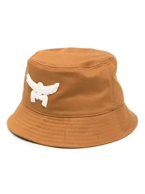 Mcm Essential Cotton Twill Bucket Hat - Brown