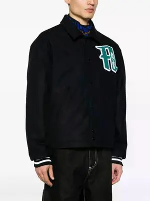 Aries Logo Appliqué Varsity Jacket