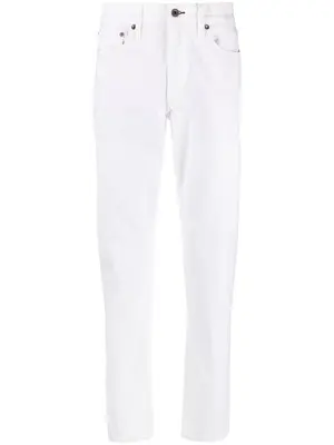 Rag & Bone Fit 2 Mid-rise Slim-fit Jeans - White