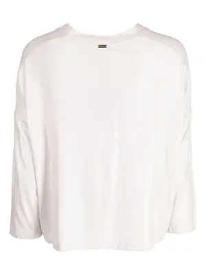 Herno Satin V-neck T-shirt