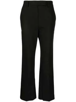 GOODIOUS Straight-leg Tailored Trousers - Black