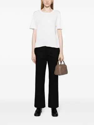 GOODIOUS Straight-leg Tailored Trousers - Black