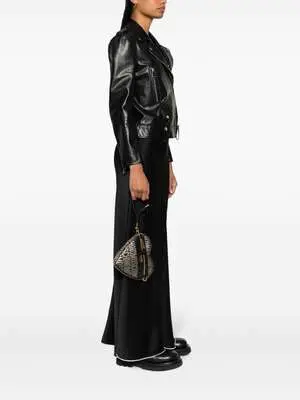 Moschino Jacquard Metallic Clutch Bag