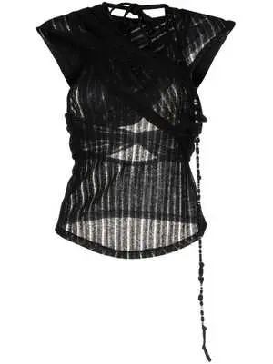 Hyein Seo Halterneck Hooded Top - Black | Editorialist