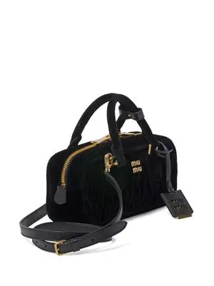 Miu Miu Arcadie Matelassé Velvet Tote