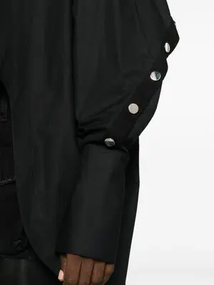 Attico Logo-stud Cotton Shirt