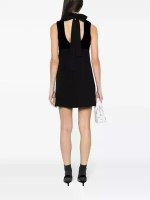 Staud Quant Bow-detail Mini Dress