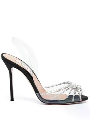 Aquazzura Crystal Embellished Sandals