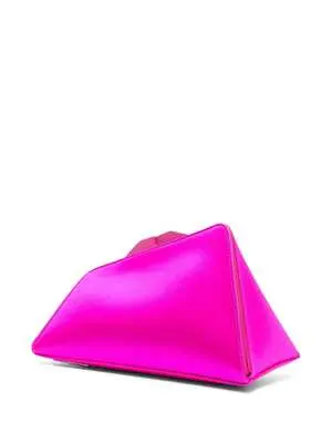 Attico 8.30pm Satin-finish Clutch - Pink