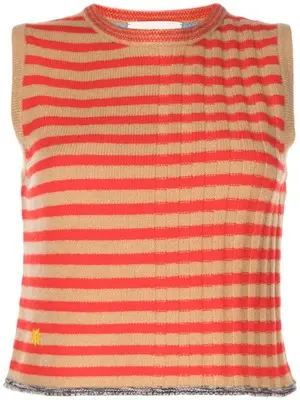 YANYAN Sleeveless Ribbed Knit Top