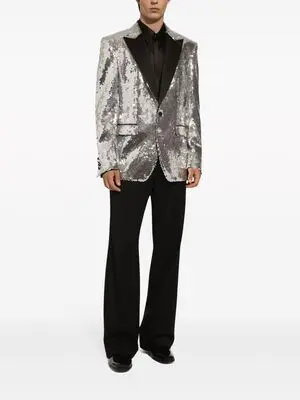 Dolce & Gabbana Sequin-embellished Tuxedo Jacket