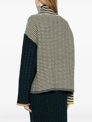 YANYAN Logo-embroidered Roll-neck Jumper