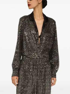 Dolce & Gabbana Sequin-embellished Shirt