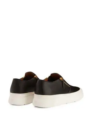 GIUSEPPE ZANOTTI Mike Zip Low-top Sneakers - Black