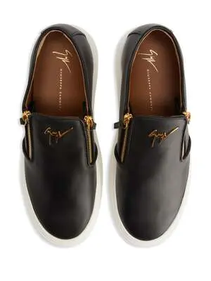 GIUSEPPE ZANOTTI Mike Zip Low-top Sneakers - Black