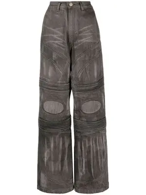 ALMAZ Knee-pad Biker Jeans
