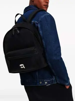Karl Lagerfeld Ikon Appliqué Backpack