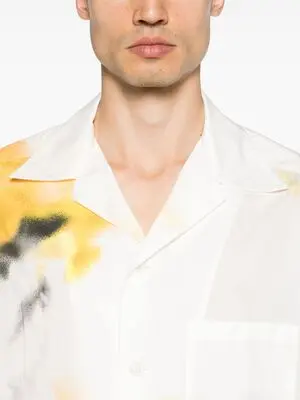 Alexander McQueen Tie-dye Cotton Shirt