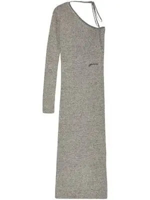 GANNI Sparkle One-sleeve Dress