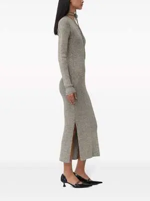 GANNI Sparkle One-sleeve Dress