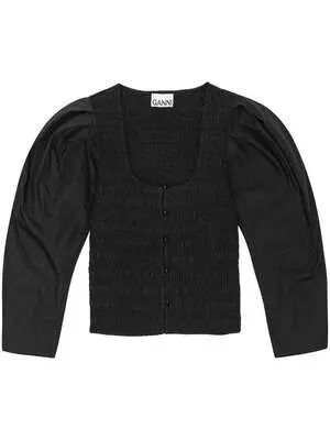 Ganni Pleated Tops