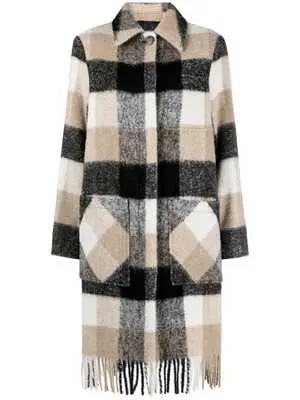 WOOLRICH Woolrich Plaid Checked Coat