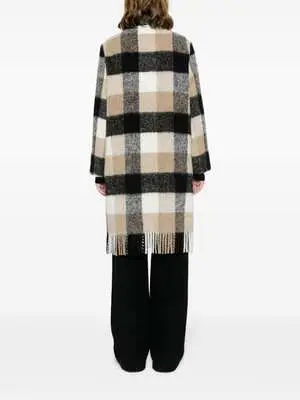 Woolrich Plaid Checked Coat