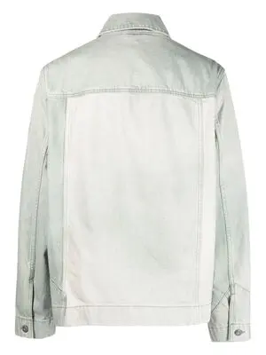 OBJECTS IV LIFE Panelled Denim Jacket - Green