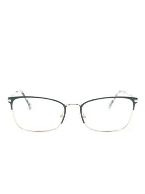 Carolina Herrera Square-frame Eyeglasses - Gold
