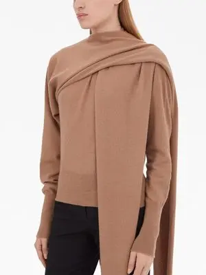 FERRAGAMO Cashmere Scarf Pullover
