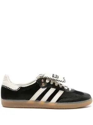 Adidas X Wales Bonner Leather Sneakers - Black