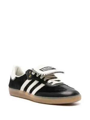 Adidas X Wales Bonner Leather Sneakers - Black