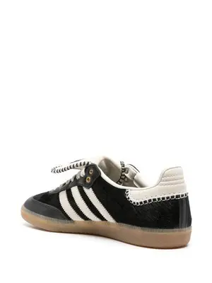 Adidas X Wales Bonner Leather Sneakers - Black