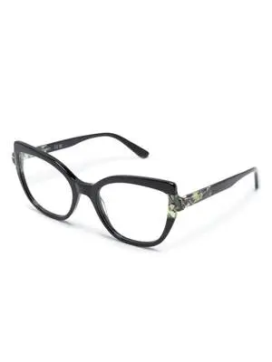 Karl Lagerfeld Logo-print Cat-eye Glasses