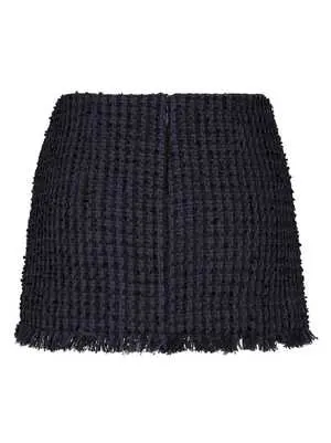 Dsquared2 Tweed Miniskirt - Blue
