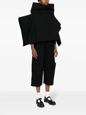Comme Des Garçons Draped Wool Cape