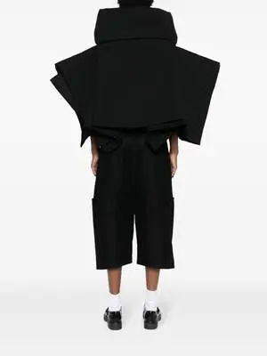 Comme Des Garçons Draped Wool Cape