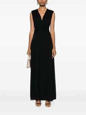 Diane Von Furstenberg Gathered V-neck Maxi Dress