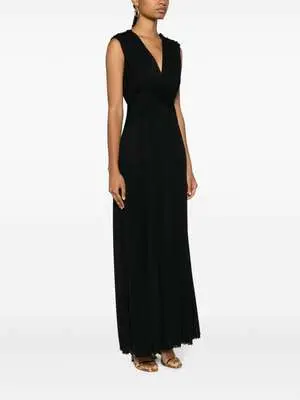 Diane Von Furstenberg Gathered V-neck Maxi Dress
