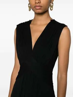 Diane Von Furstenberg Gathered V-neck Maxi Dress