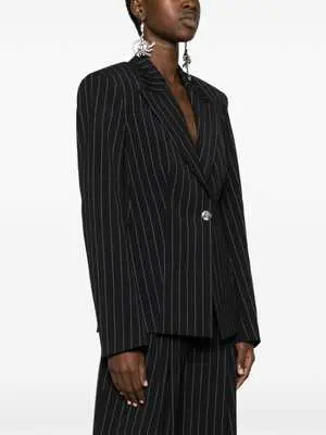 Attico Glen Pinstripe Blazer