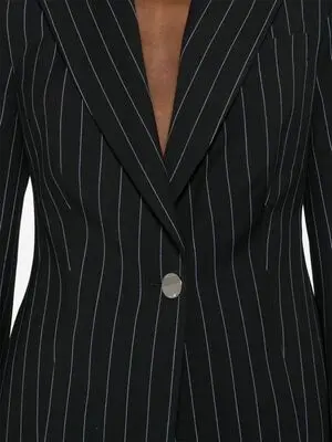 Attico Glen Pinstripe Blazer