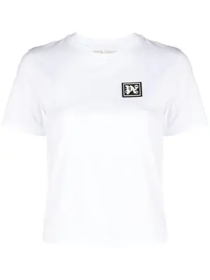 Palm Angels Ski Club Cotton T-shirt - White
