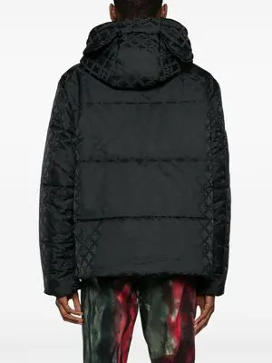 CHARLES JEFFREY Kitty Monogram-print Padded Jacket