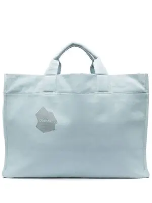 OBJECTS IV LIFE Logo-print Cotton Tote Bag - Grey