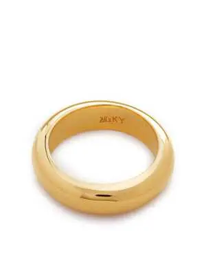 Monica Vinader Kate Young D-shape Band Ring - Gold