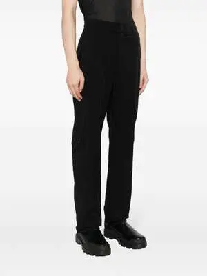 POST ARCHIVE FACTION Zip-detail High-waist Trousers